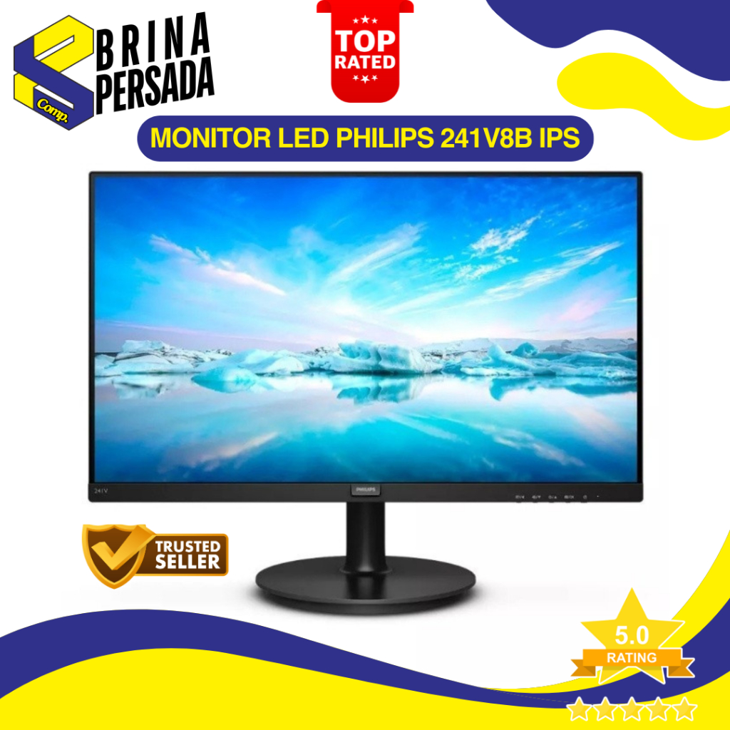 Jual Monitor LED Philips 241V8B IPS 100Hz - Full HD 24" Inch | Shopee ...