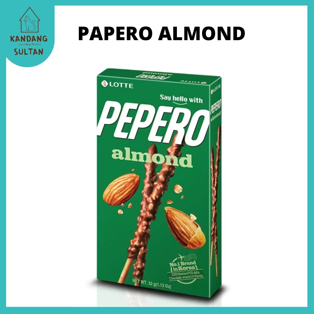 Jual Pepero Varian Almond Stick Coklat Berbalut Kacang Almond | Shopee ...
