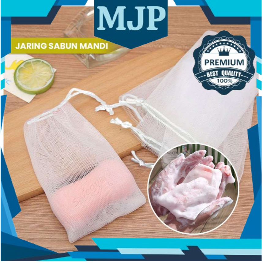Jual Kantong Jaring Busa Sabun / Jaring Halus untuk Sabun Batang ...