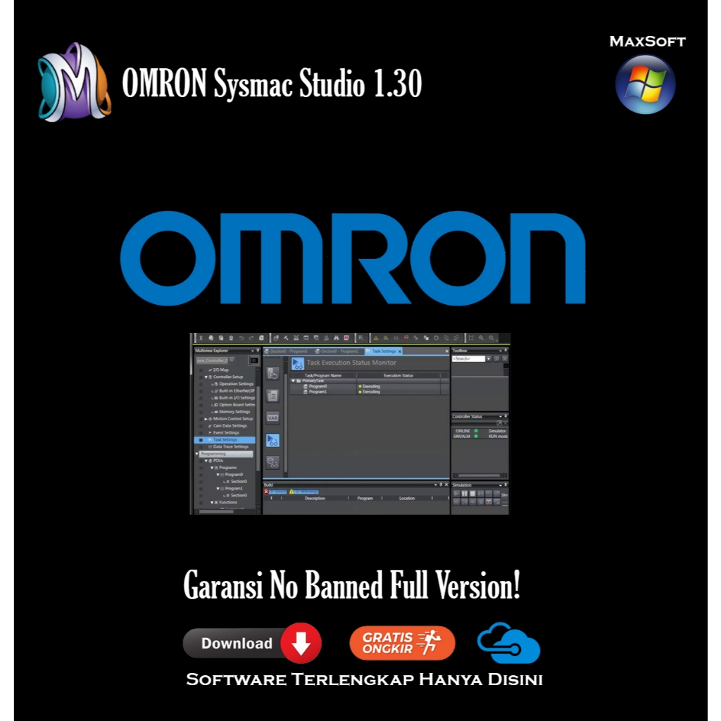 Jual OMRON Sysmac Studio 1.49 Lisensi Permanent | Shopee Indonesia