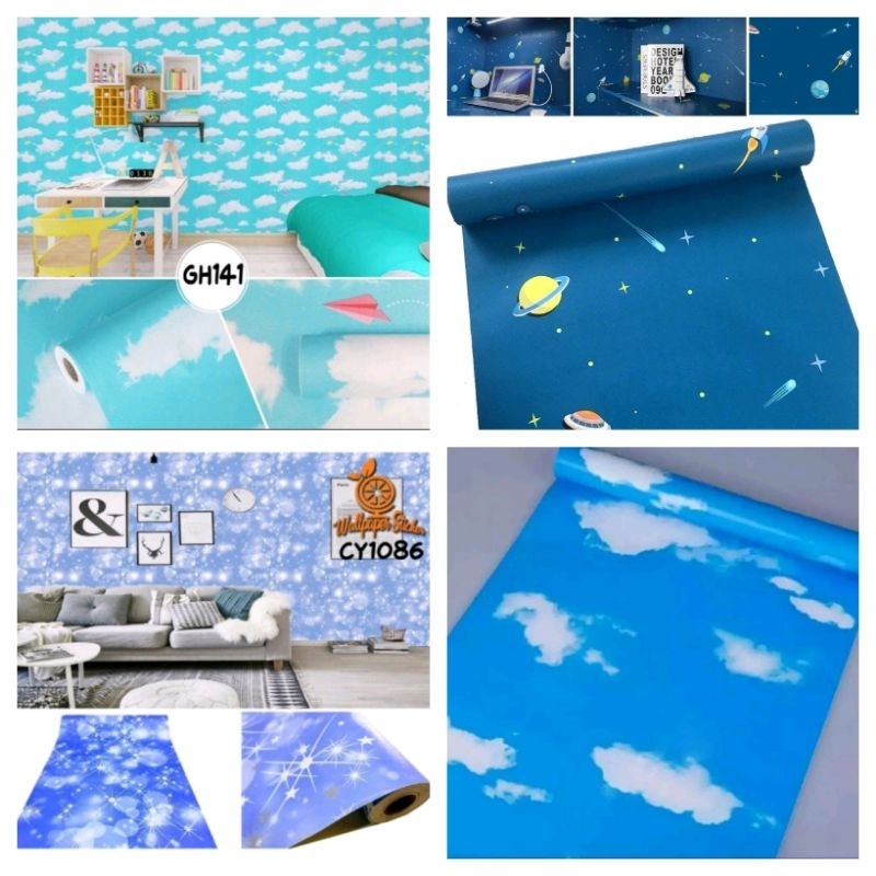 Jual Wallpaper Awan Wallpaper Langit Wallpaper Plafon Wallpaper Dinding ...