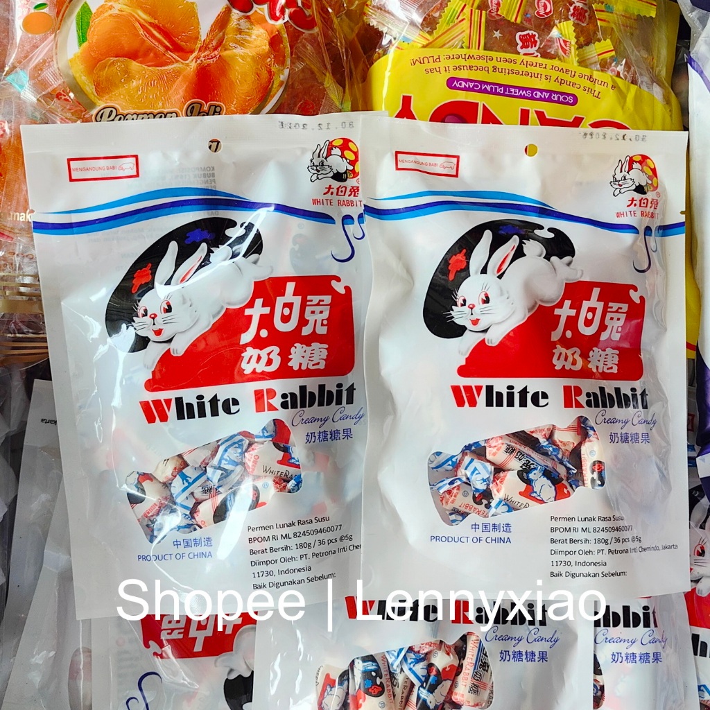 Jual Permen Lunak Susu Creamy Candy Big White Rabbit Naraya Kelinci ...