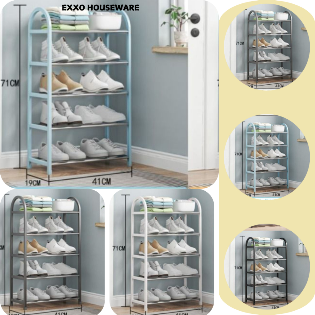 Jual Rak Sepatu Sendal Aluminium 5 Susun – Tempat Sepatu 5 Tingkat ...