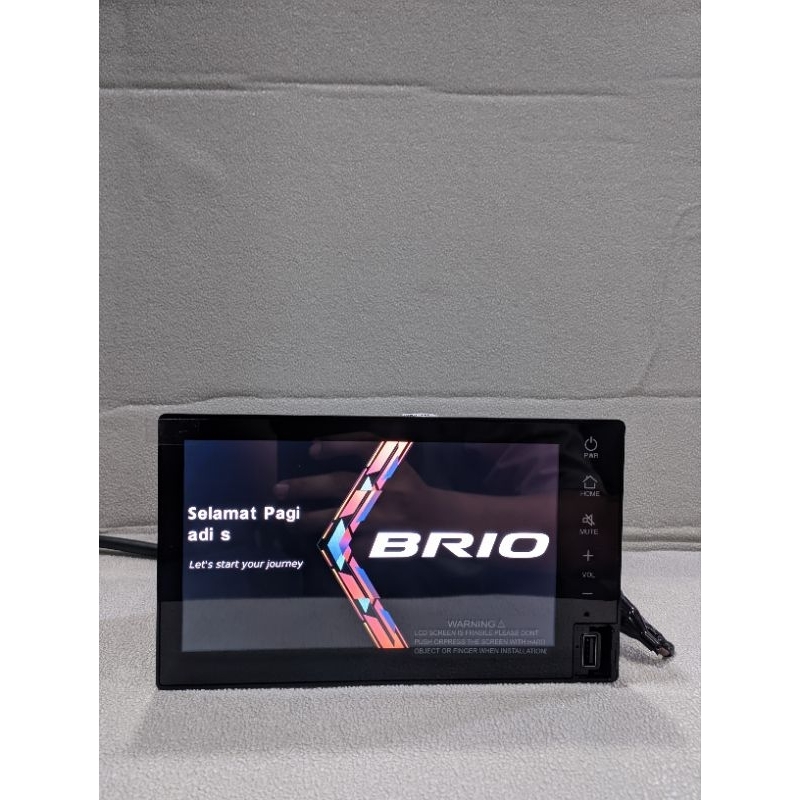 Jual head unit original Honda Brio tipe E sudah t link YouTube | Shopee ...
