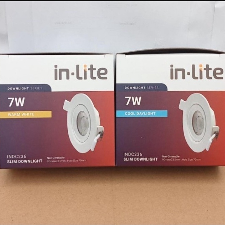 Jual INDC236 IN LITE LAMPU SPOTLIGHT LED INLITE DOWNLIGHT LED SPOT 7W 7 W 7WATT 7 WATT INDC236 ...