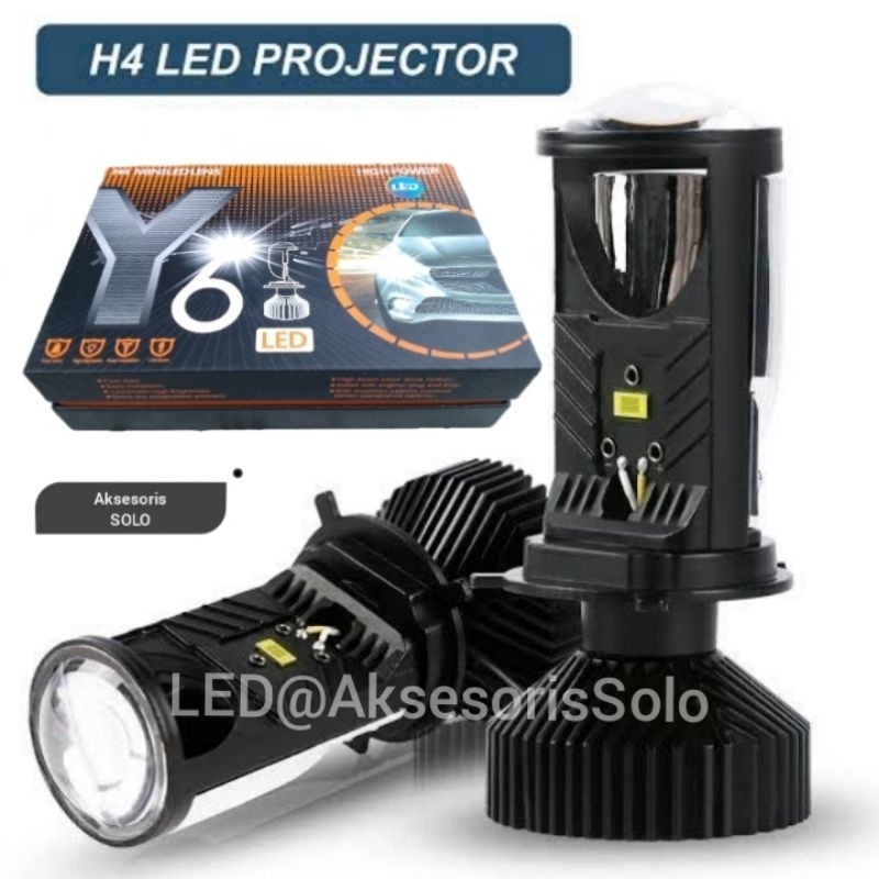 Jual Lampu LED H4 Mini Biled Projector Y6 Mini Projie proji | Shopee ...