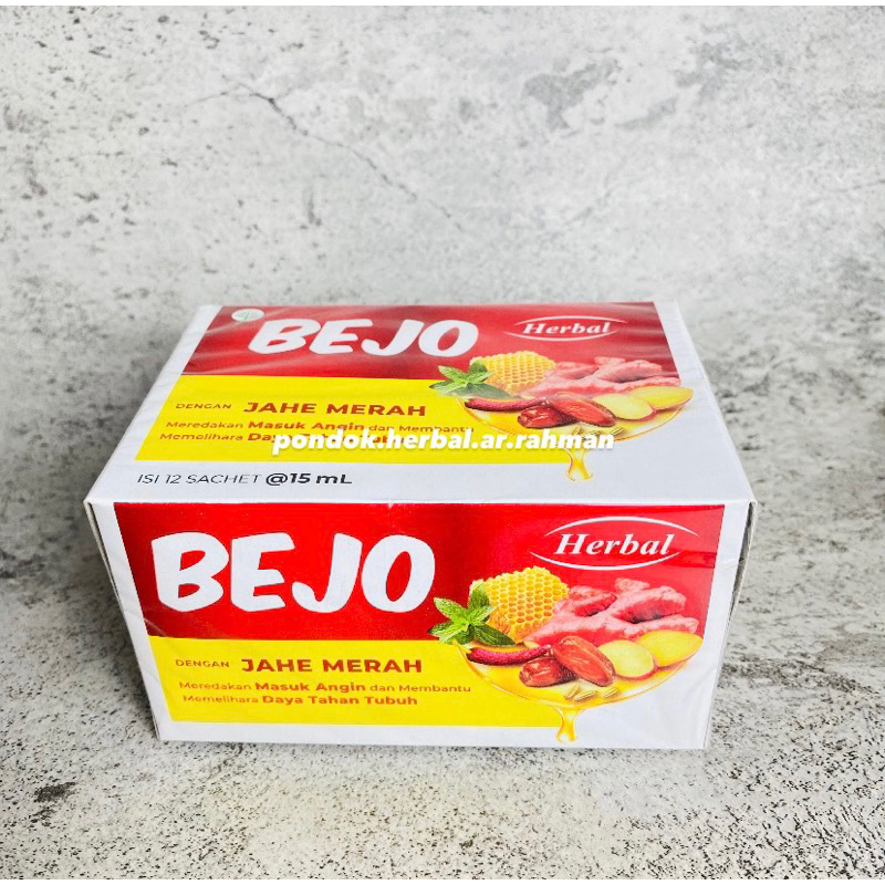 Jual Bejo Jahe Merah 12 Sachet (kemasan baru) | Shopee Indonesia