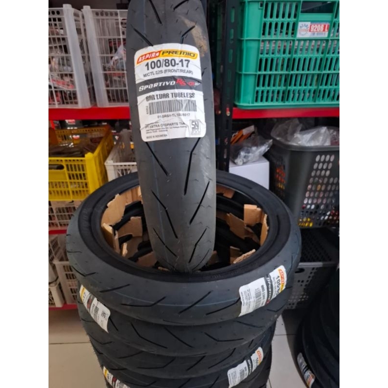 Jual BAN ASPIRA PREMIO SPORTIVO RS-1 RING 17 UKURAN 100/80 DAN 90/80 | Shopee Indonesia
