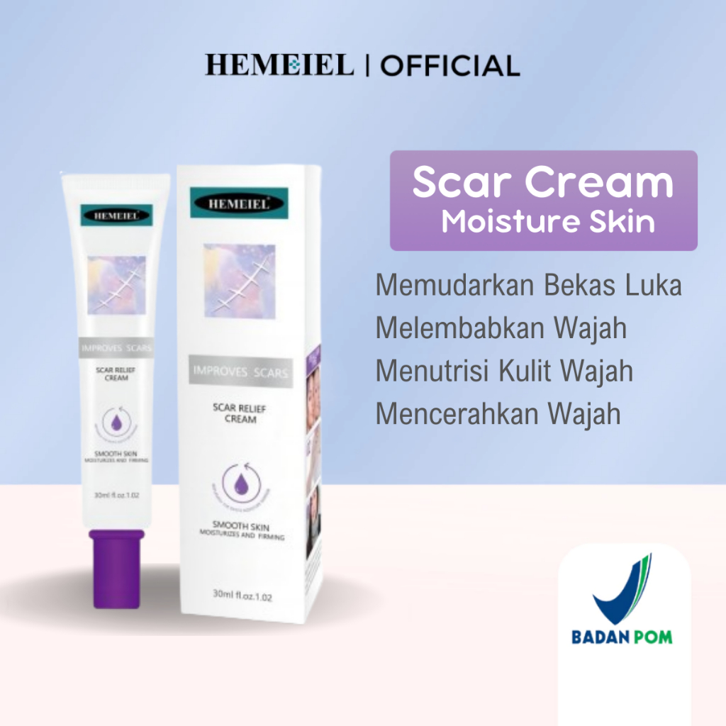 Jual BPOM HEMEIEL Scar Removal Cream Obat Penghilang Bekas Luka Salep ...