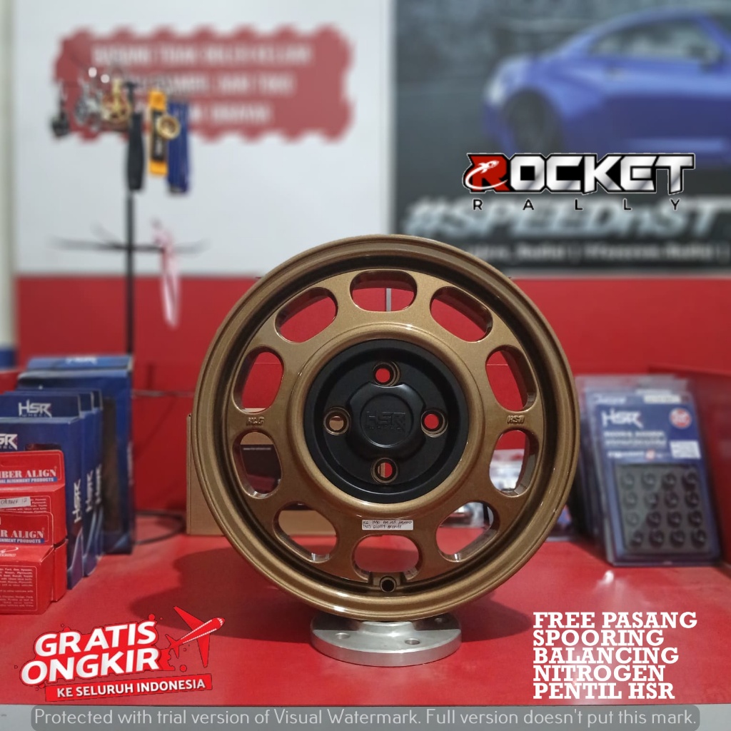 Jual Velg Mobil Ring 14 HSR KLG Lubang 4X100 Cocok untuk mobil Karimun ...