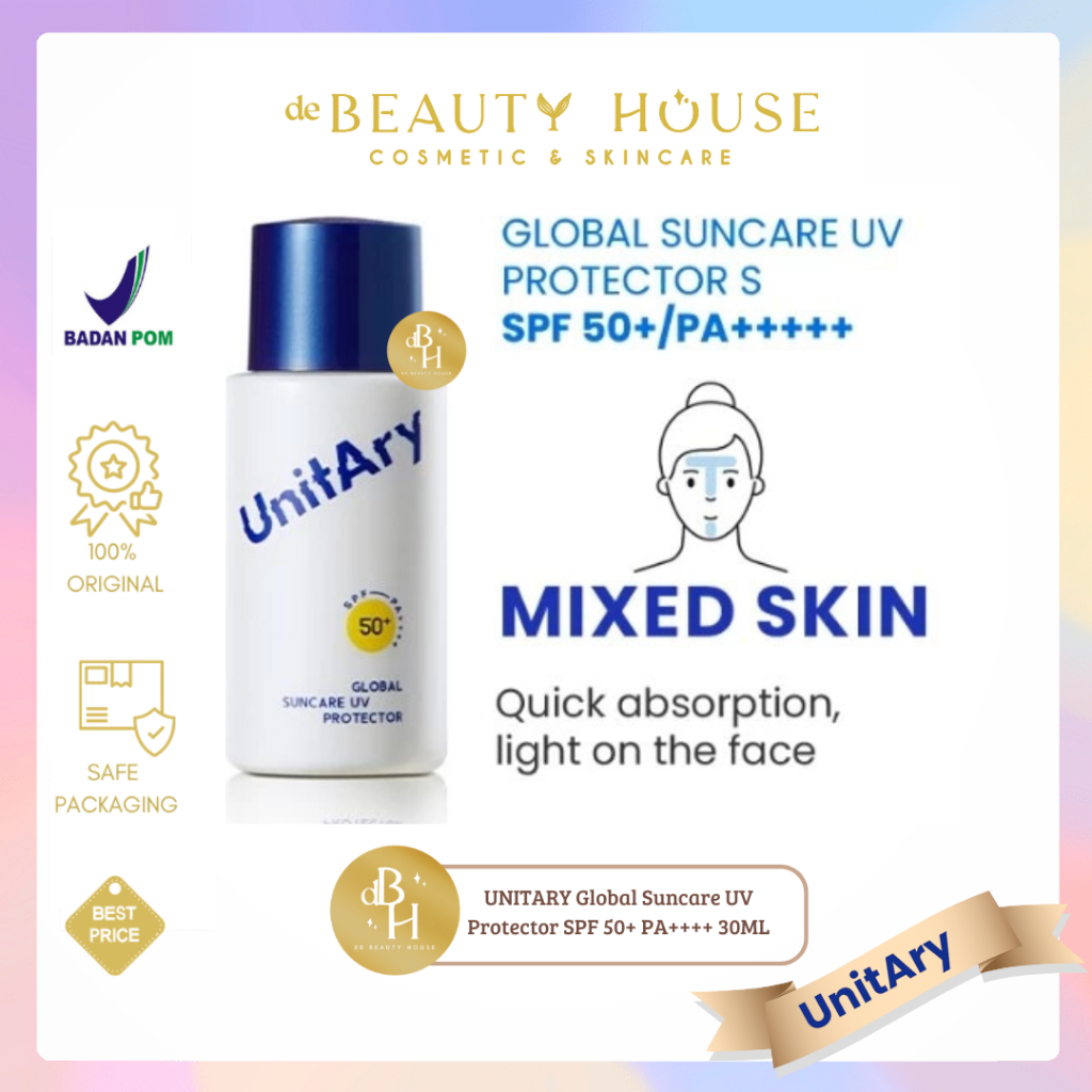 Jual UNITARY Global Suncare UV Protector SPF 50+ PA++++ 30ML | Shopee ...
