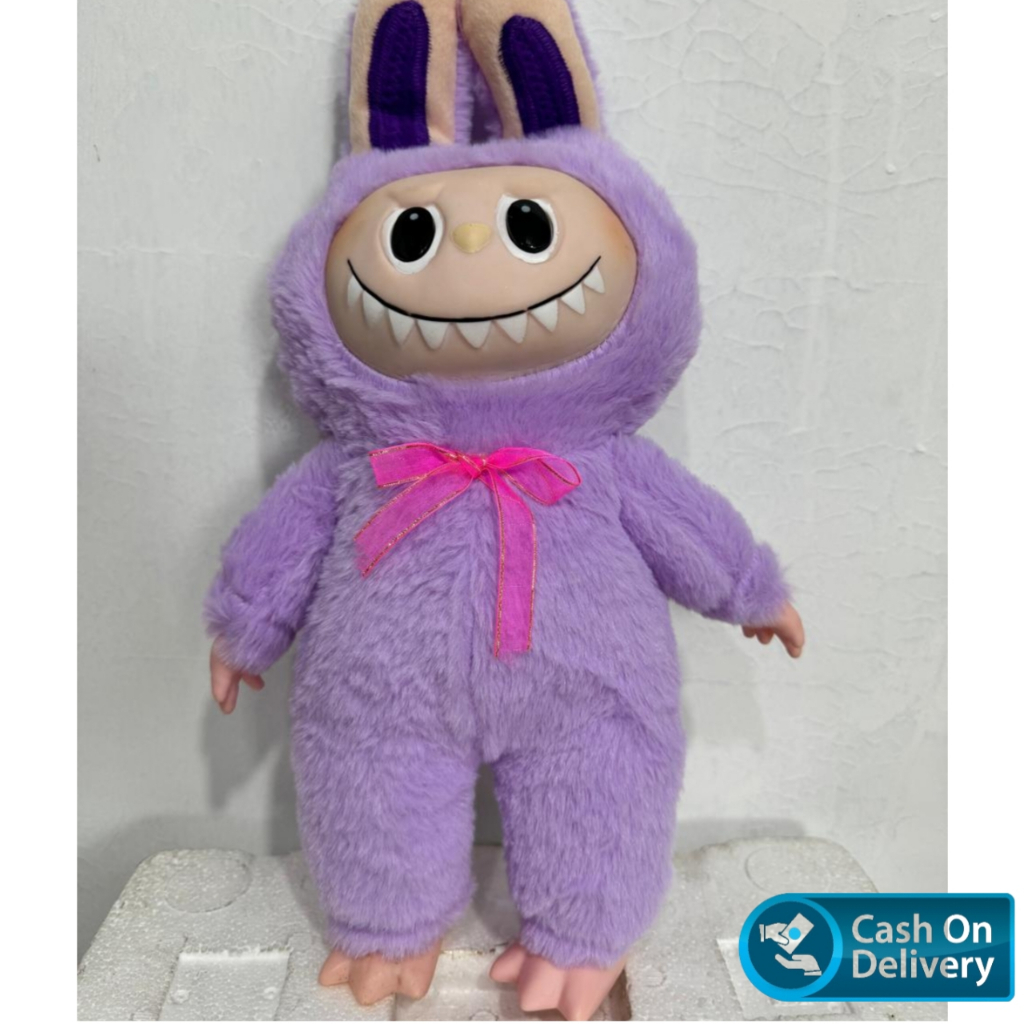Jual Boneka Labubu Ukuran 45cm Muka Karet Berlabel SNI Labubu The ...