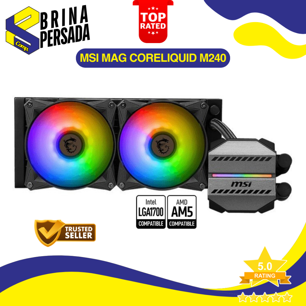 Jual MSI MAG CORELIQUID M240 - LIQUID CPU COOLER | Shopee Indonesia