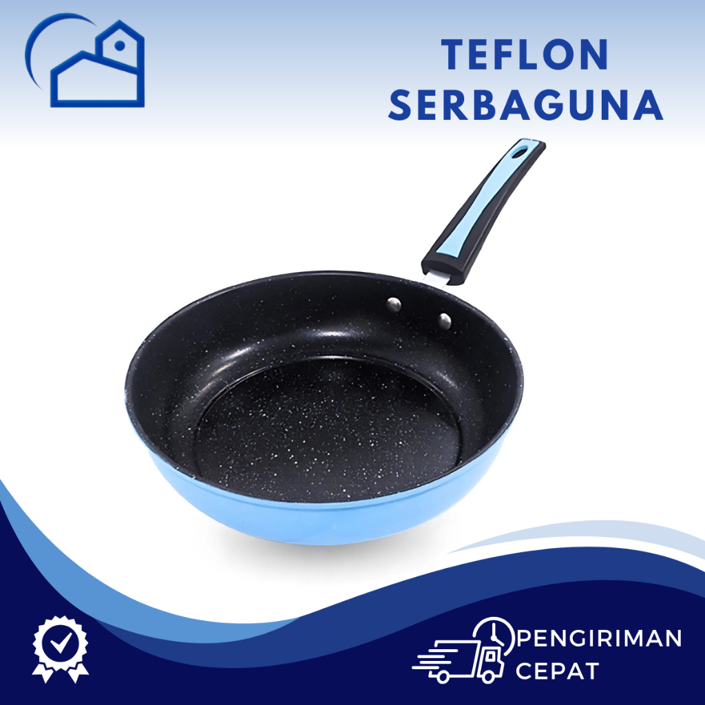 Jual TEFLON SERBAGUNA / TEFLON ANTI LENGKET 20 CM MURAH / Wajan Teflon ...