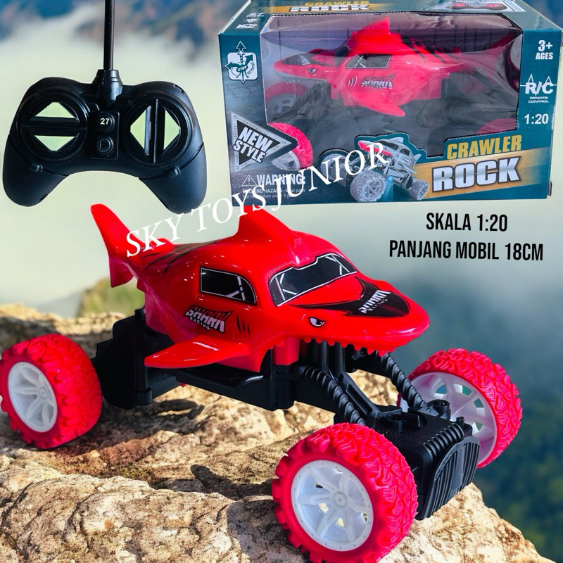 Jual Mobil Remote Control skala 1:20 Monster Truck rc Lava shark mainan ...