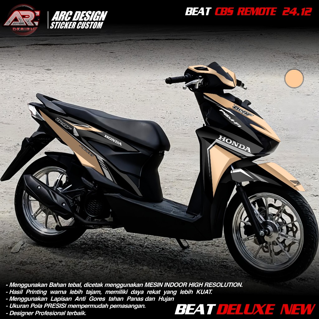 Jual (COD) TERBARU Decal Sticker Honda Beat CBS STREET Smart Key Remote ...