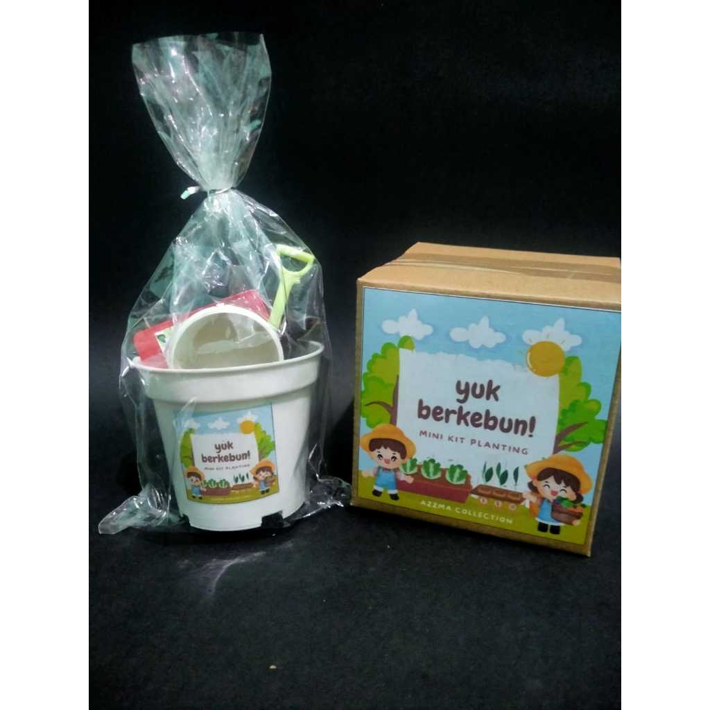 Jual Mainan Edukasi DIY Berkebun Sayur Souvenir Planting Kit Gardening ...