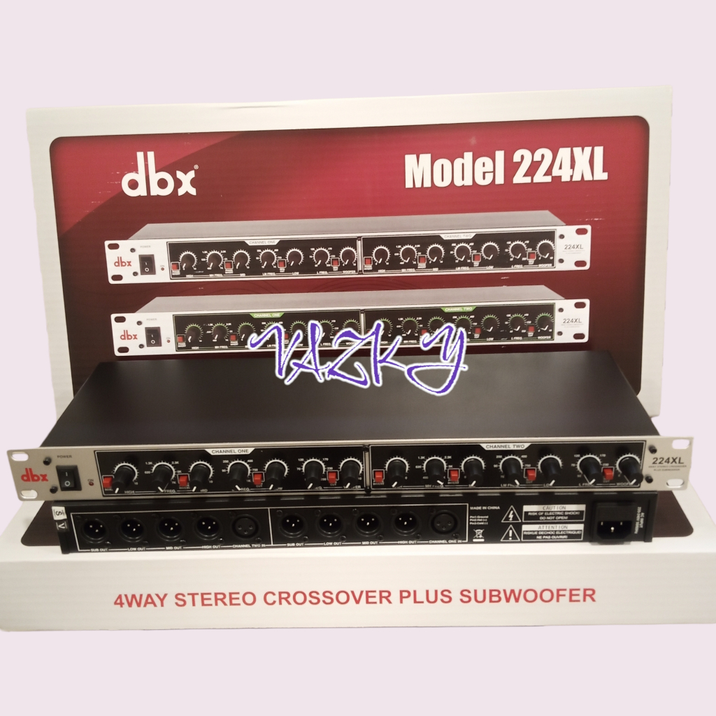 Jual DBX 224XL 4 WAY STEREO CROSSOVER PLUS SUBWOOFER | Shopee Indonesia