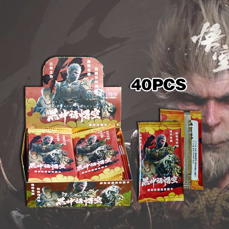 Jual 40PCS Kartu Black Myth Wukong Collection Card Game Trading Card ...