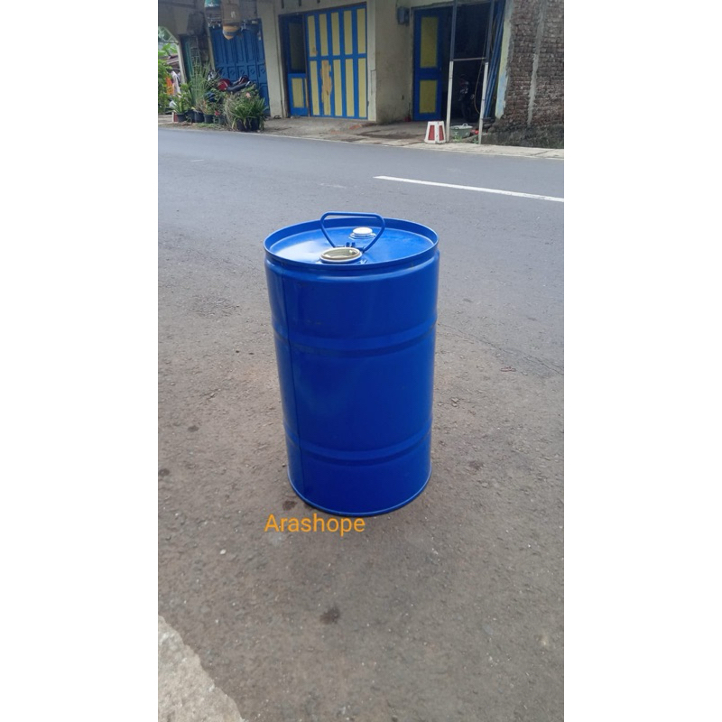 Jual drum besi 30 liter/drum mini/jerigen bensin solar | Shopee Indonesia