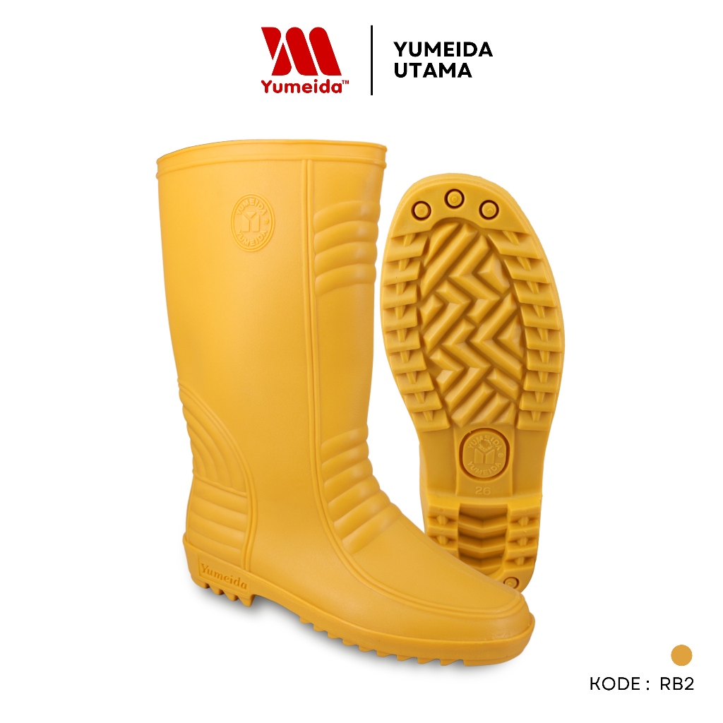 Jual Yumeida RB-2 - Sepatu Boot Pria Wanita Karet Anti Slip Air ...