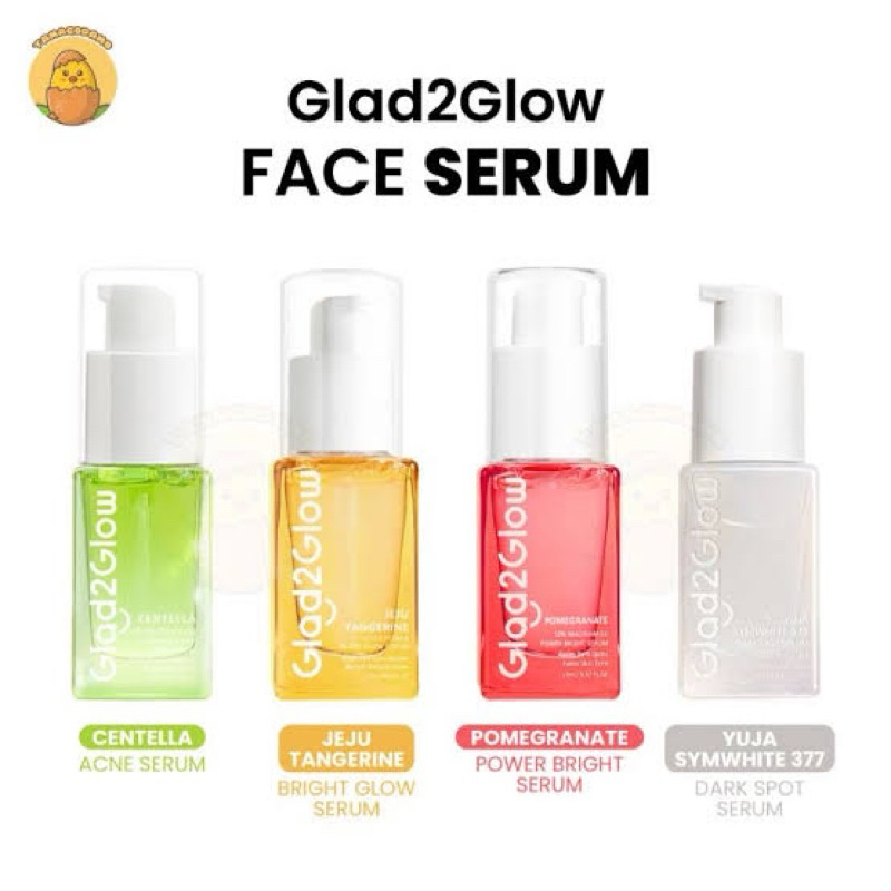 Jual Glad2glow Face Serum Serum Wajah G2g 17ml Shopee Indonesia