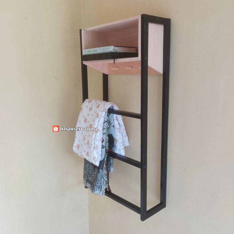 Jual Rak Mukena Gantung Warna Hitam, Sajadah, Alquran | Shopee Indonesia