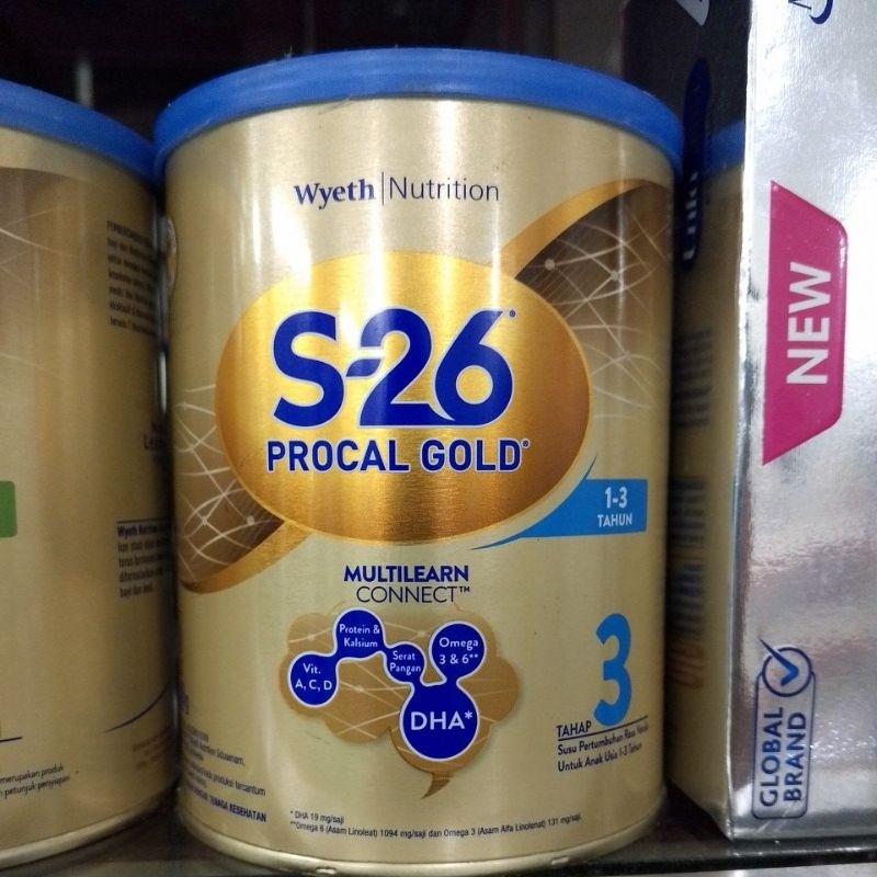 Jual S26 procal gold 3 1-3 tahun 400gr | Shopee Indonesia