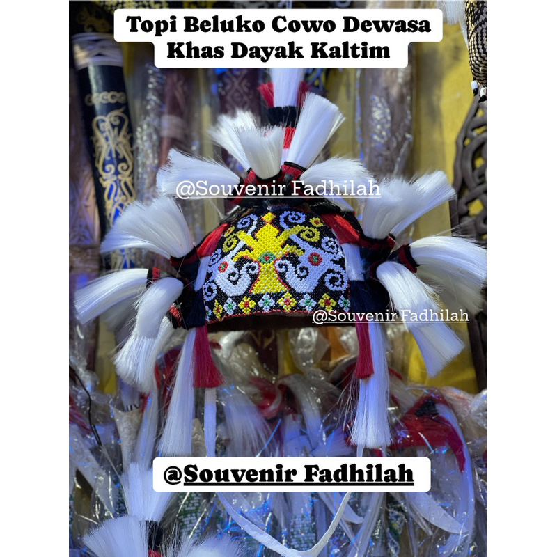 Jual Topi Beluko Cowo Dewasa Khas Dayak Kaltim | Shopee Indonesia
