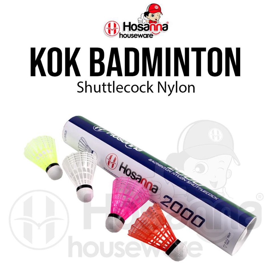 Jual Spesial Sale 12 pcs Shuttle Cock Plastik Kok Badminton Plastik ...