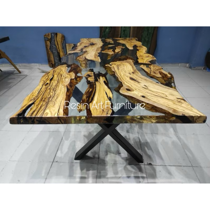 Jual MEJA TREMBESI RESIN / MEJA MAKAN TREMBESI RESIN / MEJA RESIN BENING / MEJA MAKAN RESIN ...