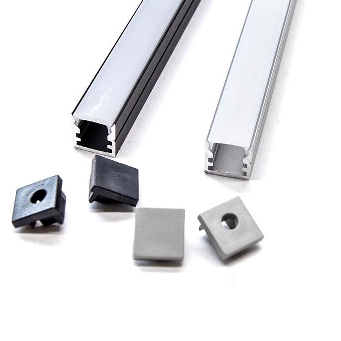 Jual ORIGINAL Kap Housing Aluminium LED Strip Rigid Bar Cover Lampu LED ...