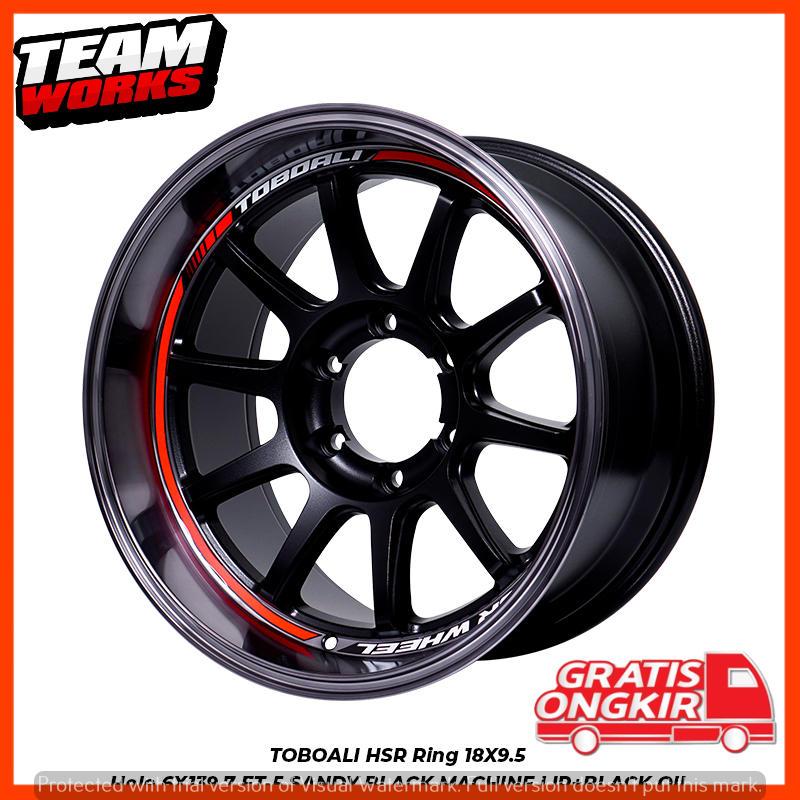 Jual VELG MOBIL RING 18 HSR TOBOALI HSR R18X95 H6X139,7 ET-5 VLEG UNTUK HARDTOP HILUX DC MUX ...