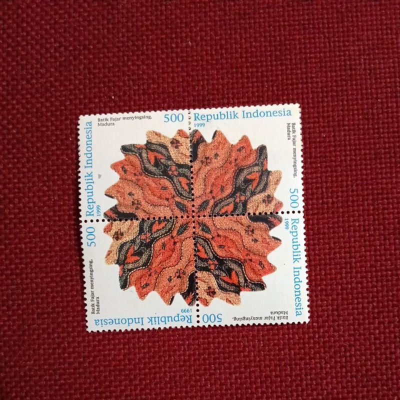 Jual perangko Indonesia edisi batik THN 1999(B09) | Shopee Indonesia