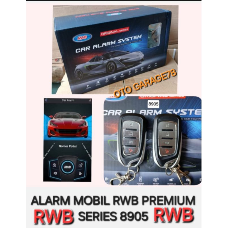 Jual ALARM MOBIL RWB PREMIUM SERIES 8905 | Shopee Indonesia