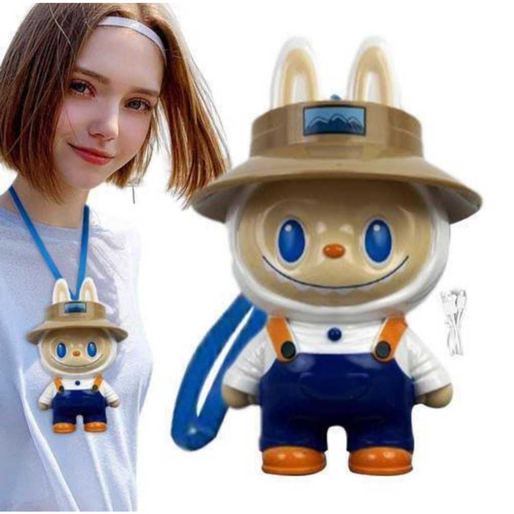 Jual Mini Fan Kipas Angin Labubu Fan Portable Rechargeable | Shopee ...