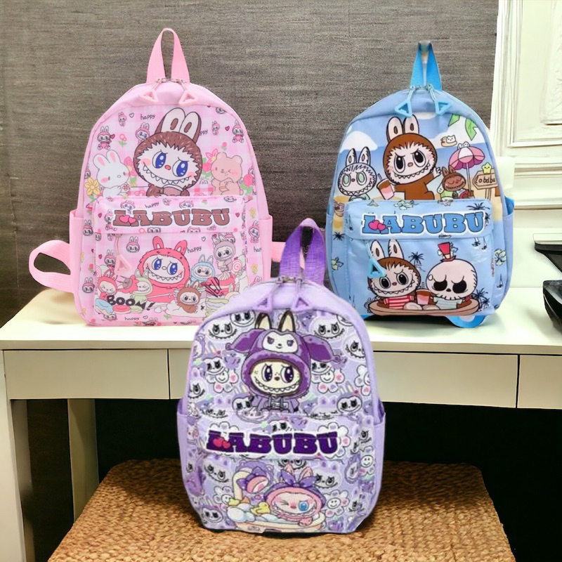 Jual RANSEL ANAK - Tas ransel sekolah labubu viral tas anak Tk dan sd gambar boneka labubu ...