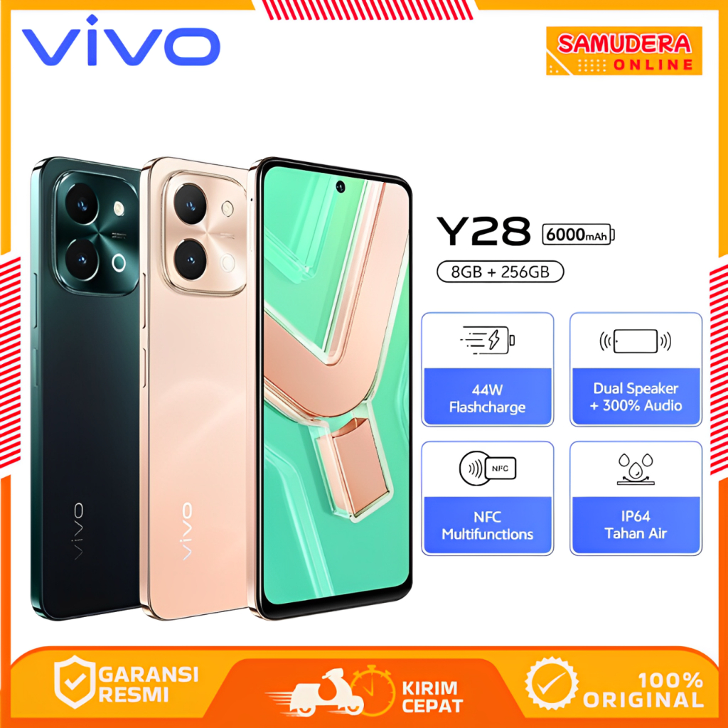 Jual VIVO Y28 Series (6GB/128GB) (8GB/128GB) (8GB/256GB) Garansi Resmi Vivo Indonesia | Shopee ...