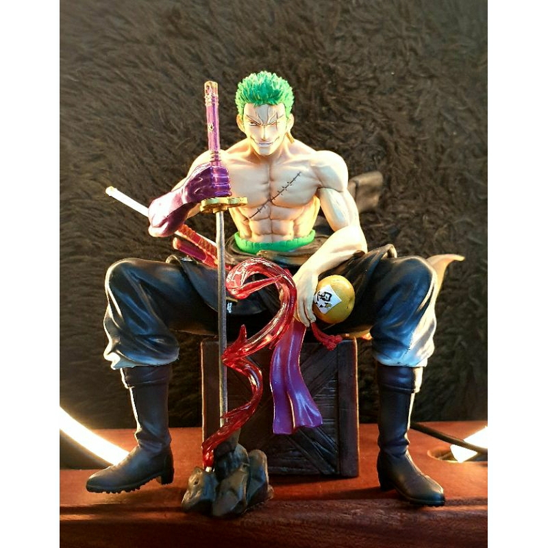 Jual Action Figure One Piece Roronoa Zoro Sitting evil studio Design ...