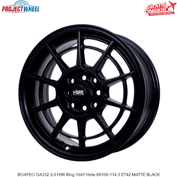 Jual velg mobil boafeo 2 hsr ring 15 brio,agya,avanza,xenia,mobilio ...