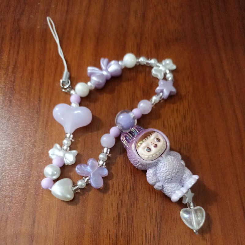 Jual Ganci Labubu Panjang Hand Strap Ungu | Shopee Indonesia