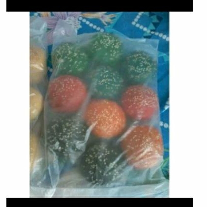 Jual Roti Burger Mini Warna-warni 10cm | Shopee Indonesia