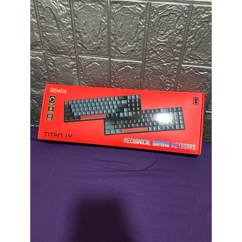 Jual Preloved GAMEN TITAN IV Mechanical Gaming Keyboard Black ORIGINAL ...