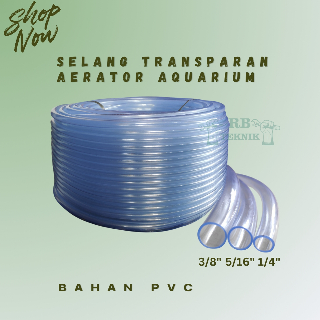 Jual Selang Air Aquarium Elastis Waterpass / Selang Bening Aerator ...