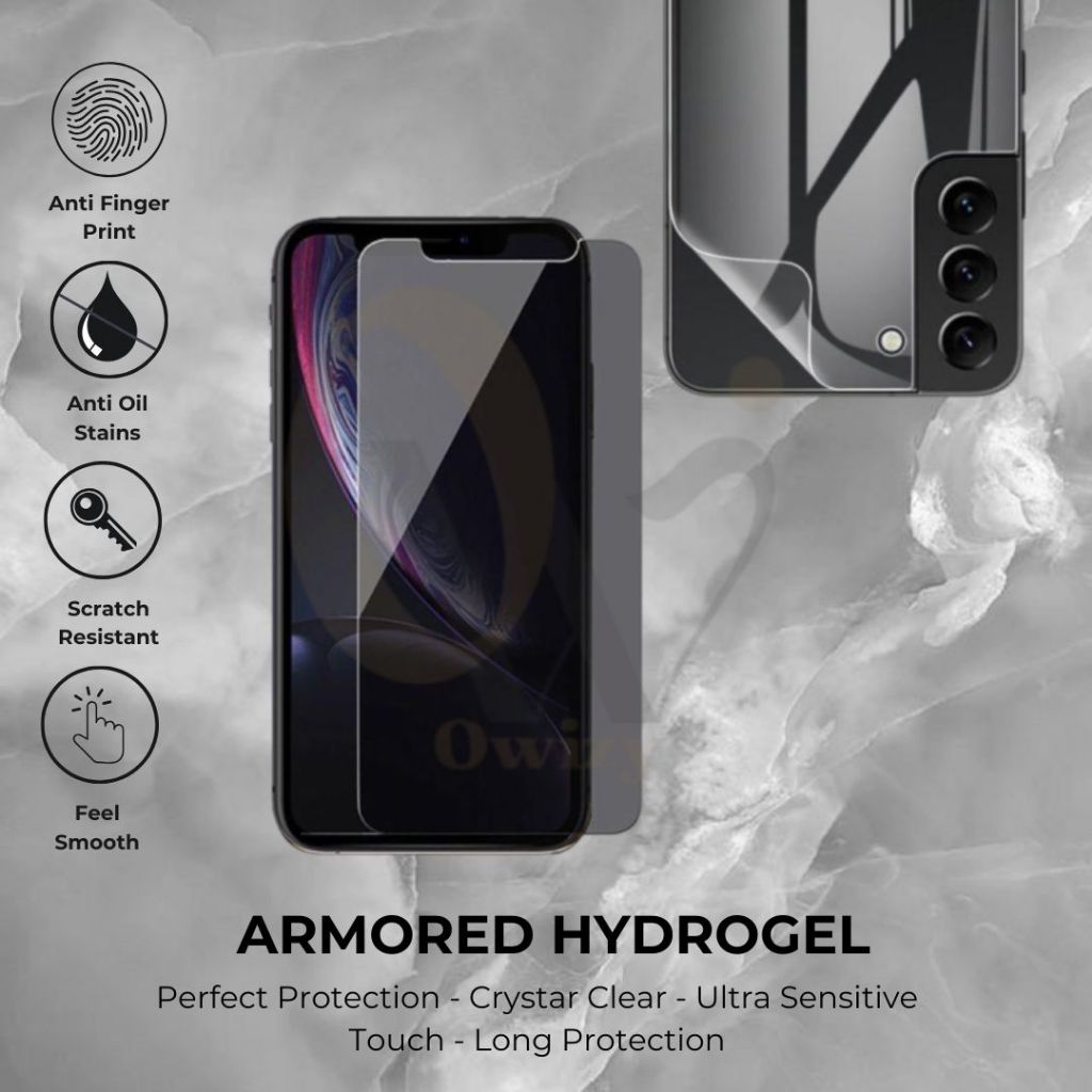 Jual Anti Gores Clear Hydrogel Anti Break Screen Protector Handphone ...