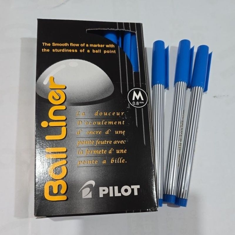 Jual Pen Pilot Balliner 0.8 mm M Japan Original Ball Point/Pcs | Shopee Indonesia