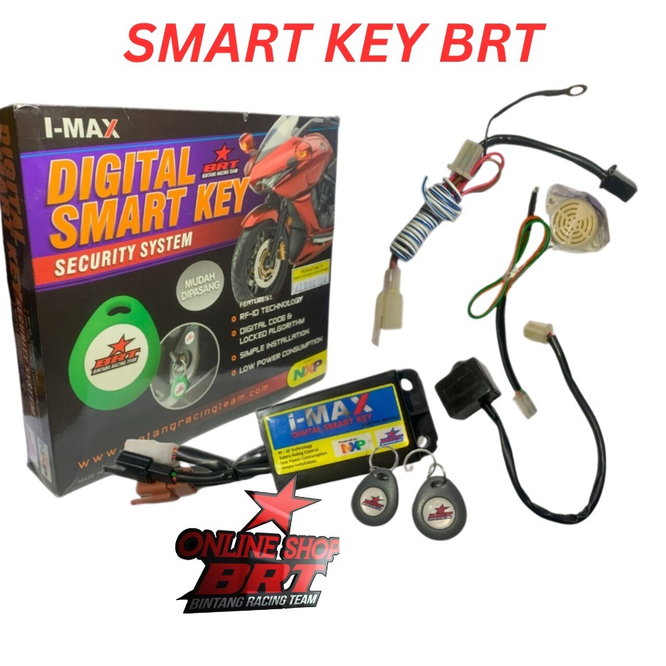 Jual SMART KEY SMARTKEY ALARM MOTOR DIGITAL ANTI MALING BRT NMAX OLD ...
