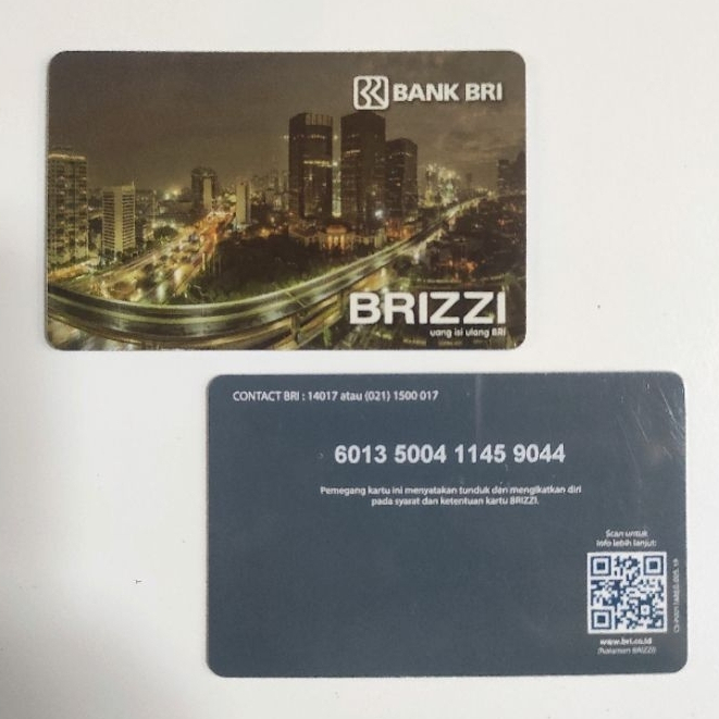 Jual KARTU BRIZZI BRI ORIGINAL CARD EDISI MIDNIGHT | Shopee Indonesia