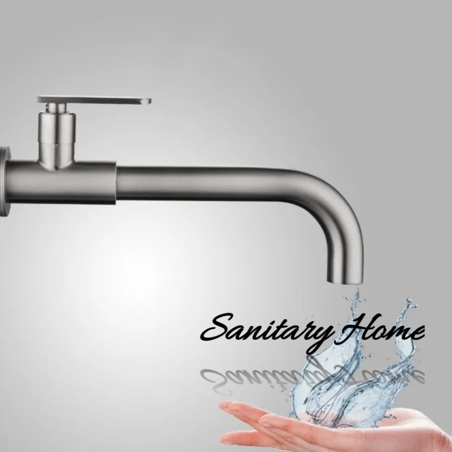 Jual Keran panjang model putar 360 stainless silver chrome keran Air ...