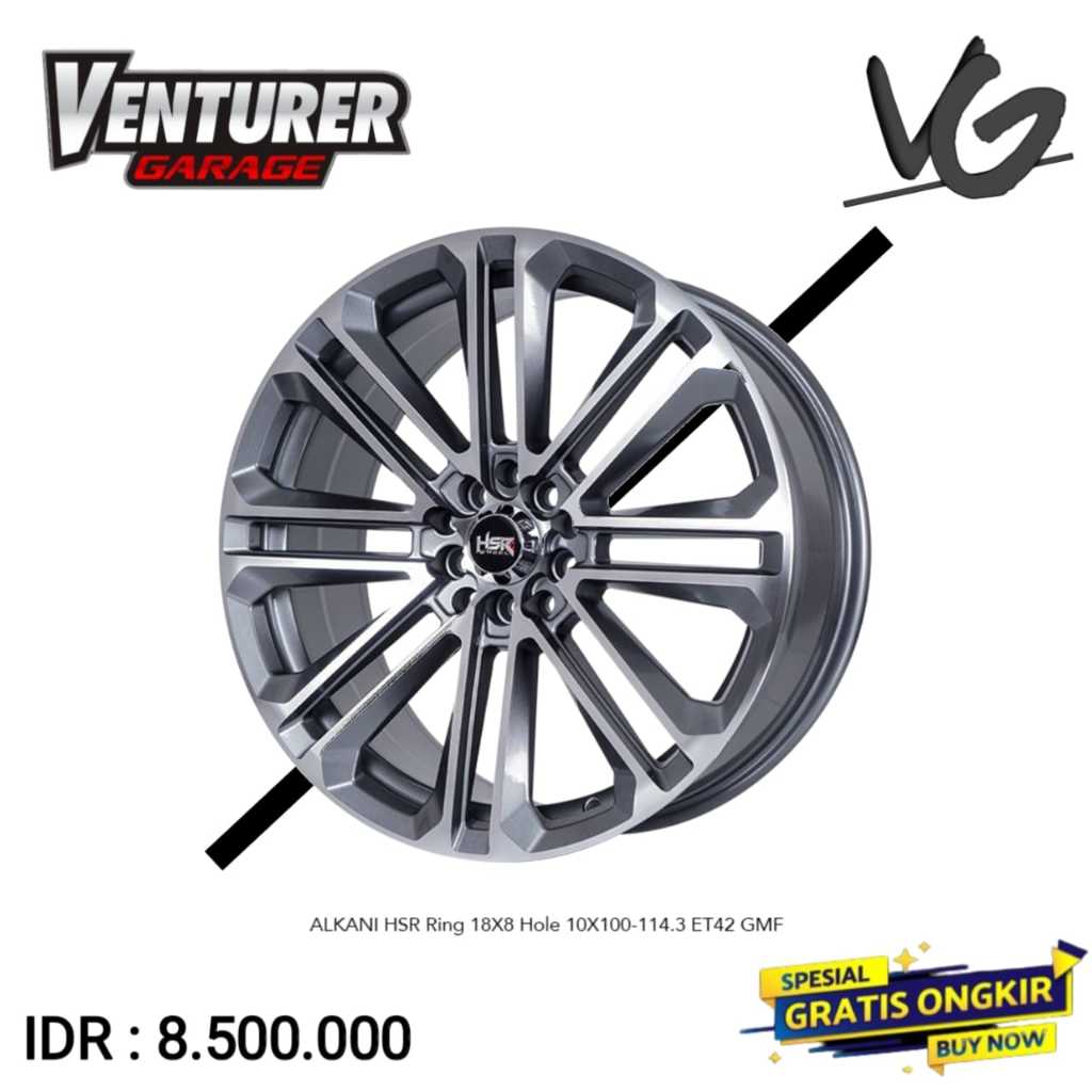Jual Velg modifikasi murah ring 18 mobil yaris cross avanza 2024 zenix ...